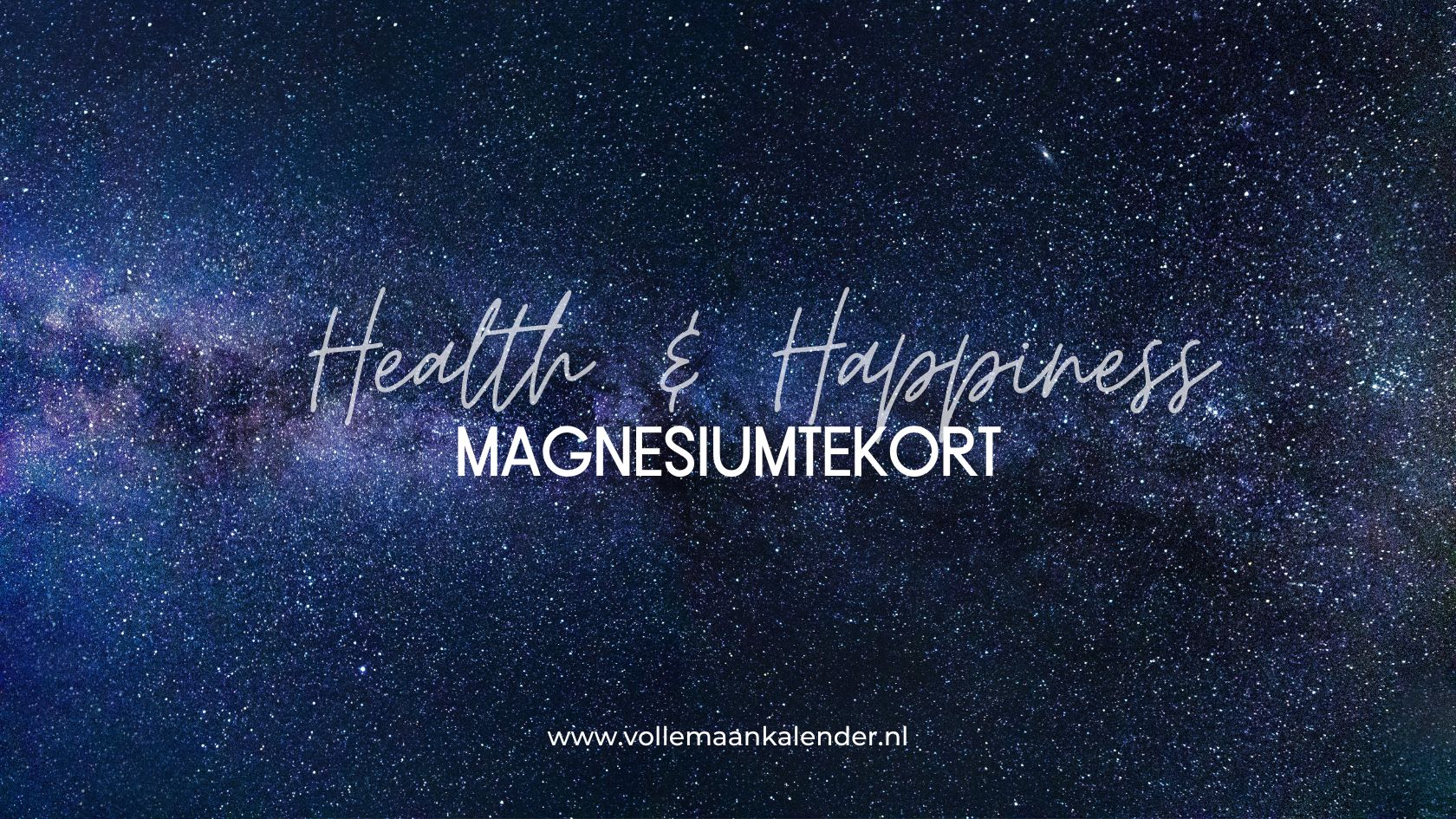 Magnesiumtekort herkennen: dit is het en zo herken je het ...