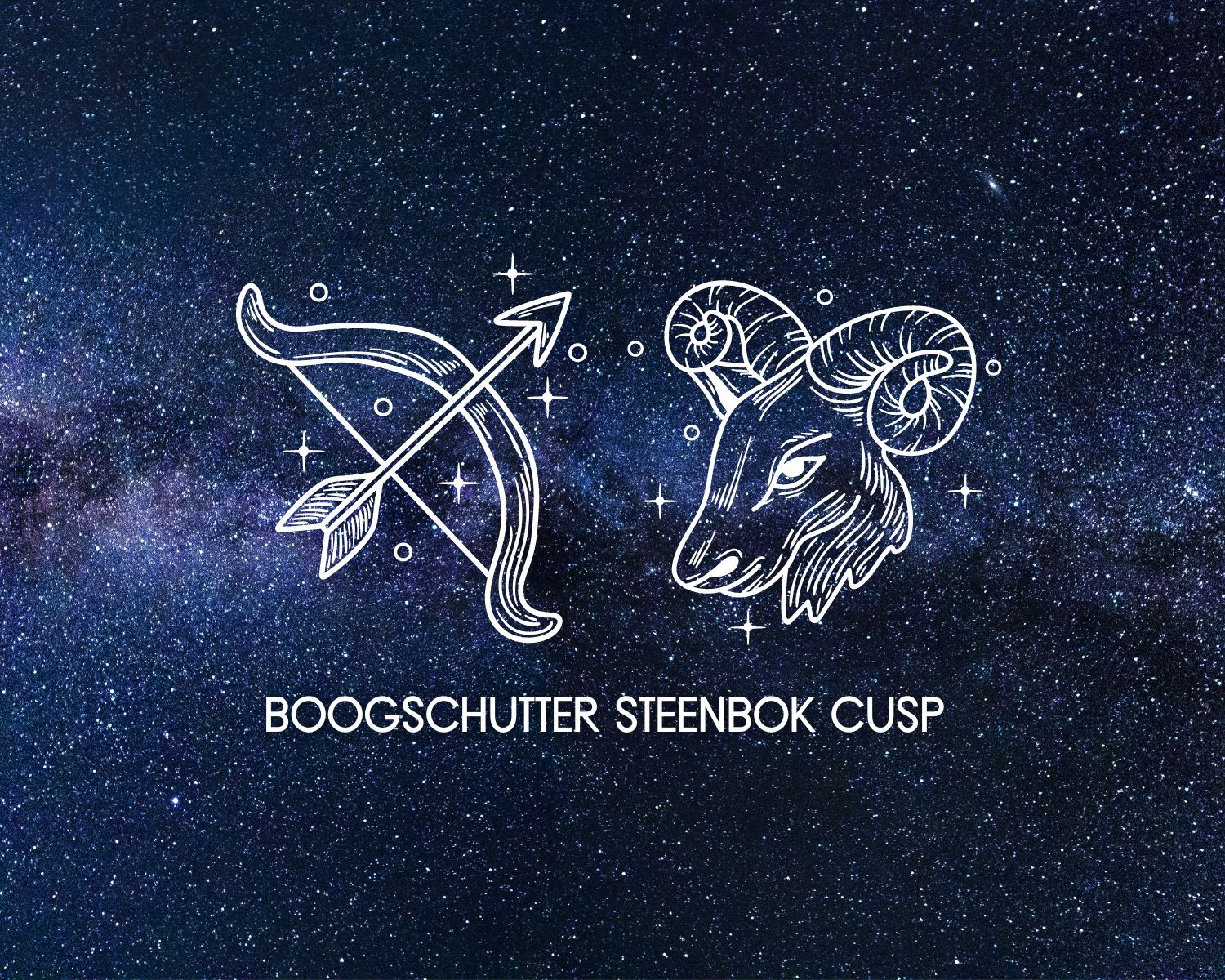 Boogschutter Steenbok cusp - VolleMaanKalender.nl